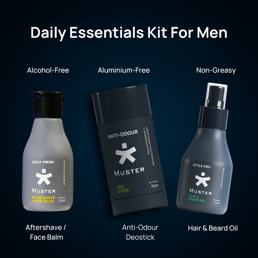 Daily Essentials Male Grooming Kit By Muster Men