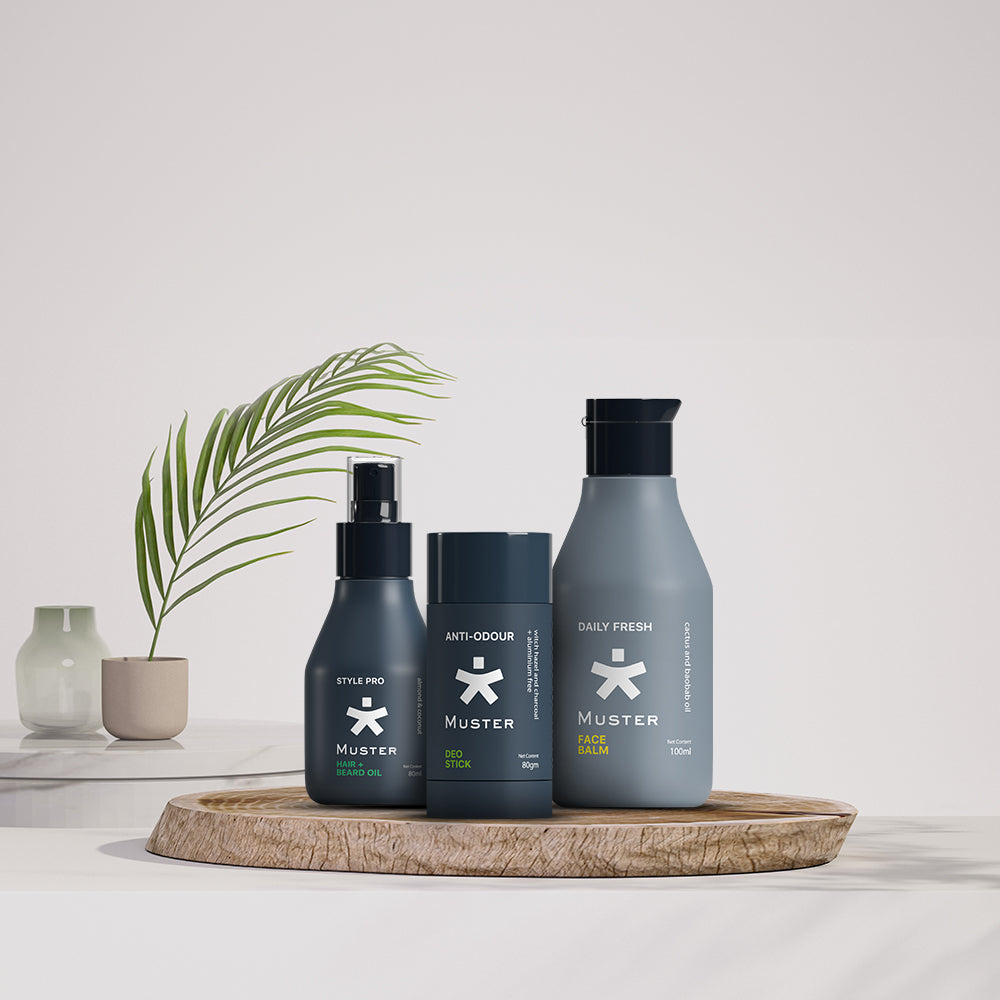 Daily Essentials Male Grooming Kit By Muster Men