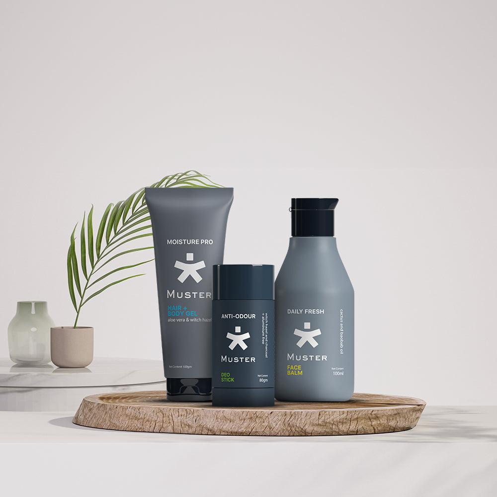 Daily Essentials Male Grooming Kit By Muster Men